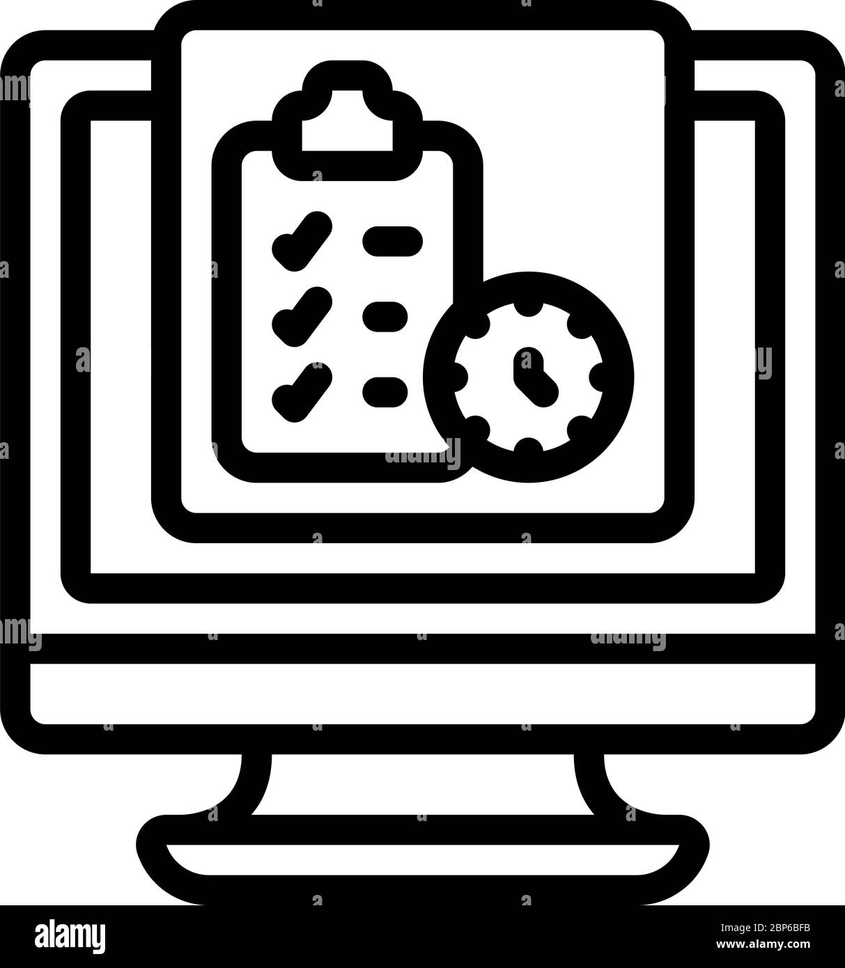 Project management app icon Stock Vector Image & Art - Alamy