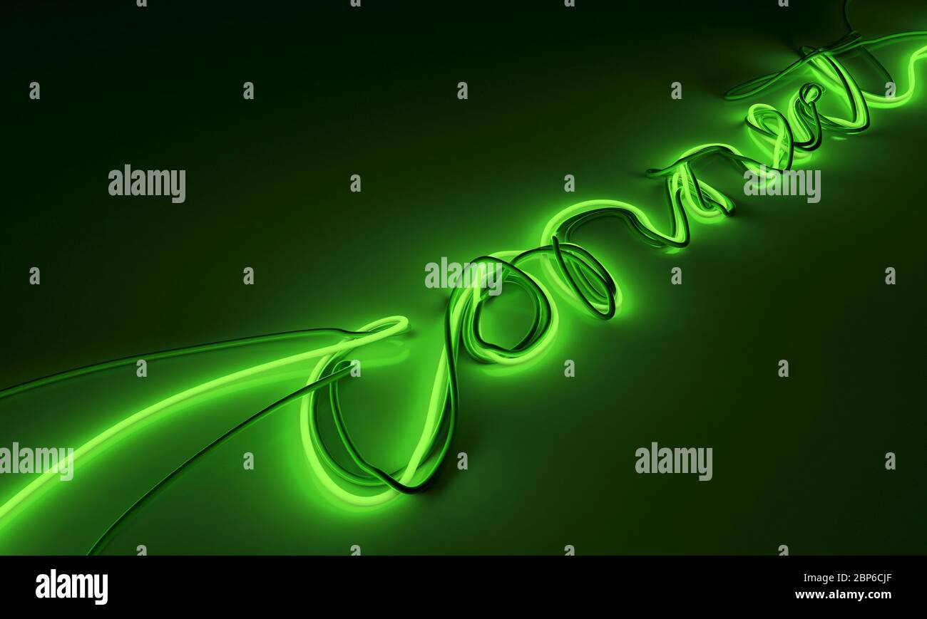 A collection of cables draped together to form the word connect with ...