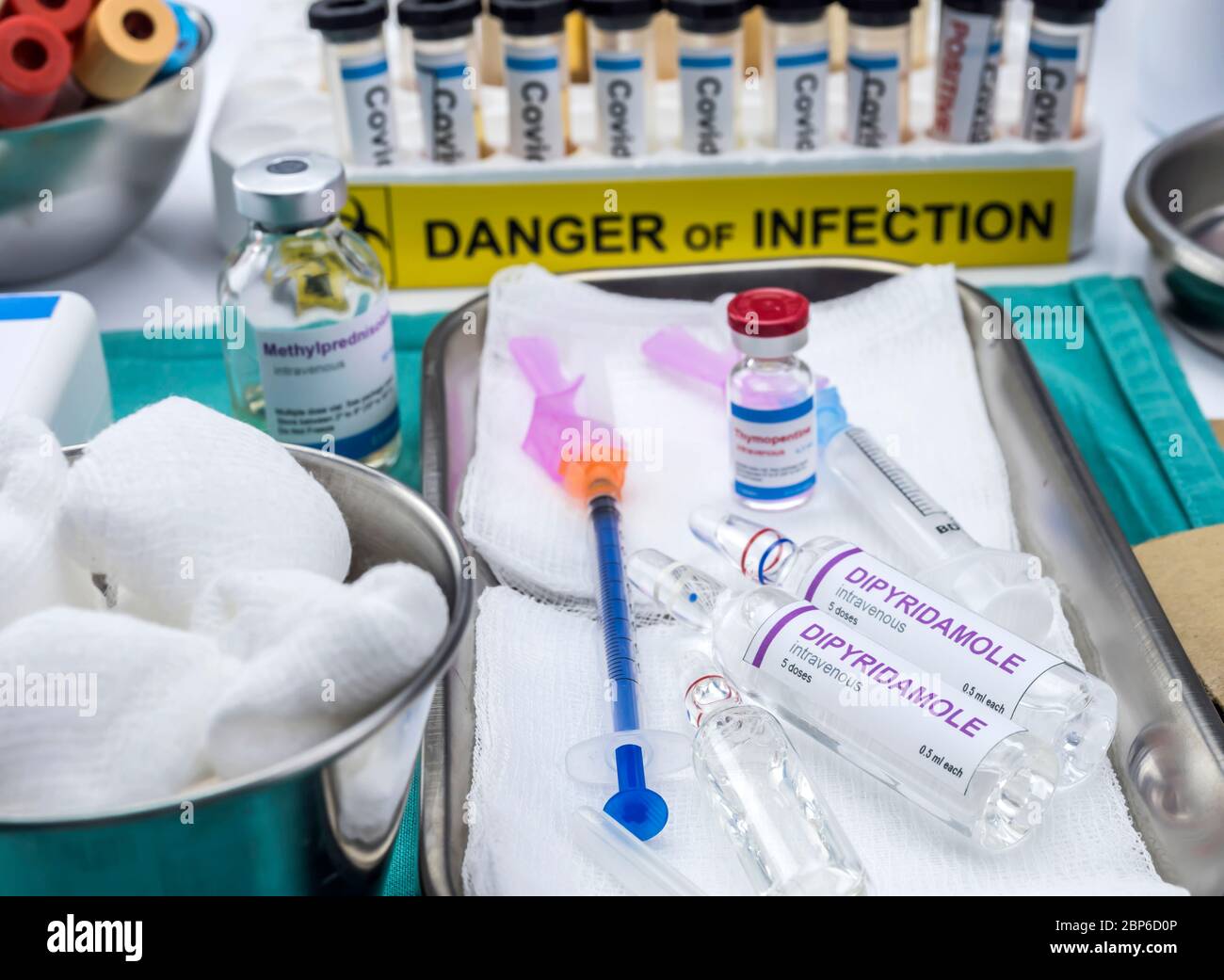 Diverse medication prepared to treat Kawasaki disease related to Sars ...