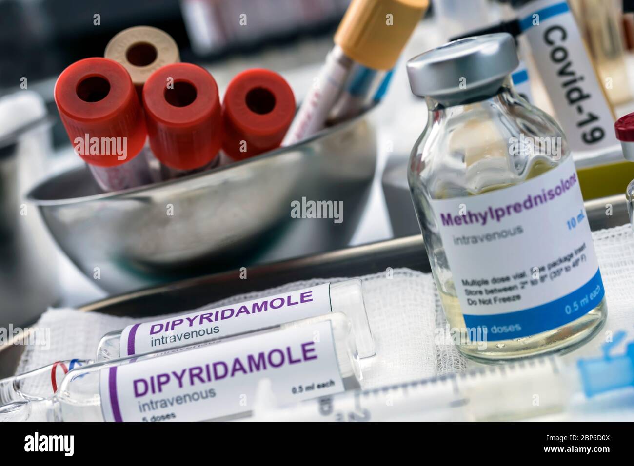 Diverse medication prepared to treat Kawasaki disease related to Sars ...