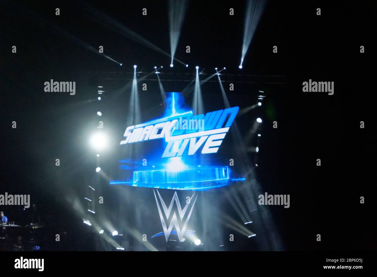 The WWE Live Event "SmackDown Live" in Hamburg Stock Photo - Alamy