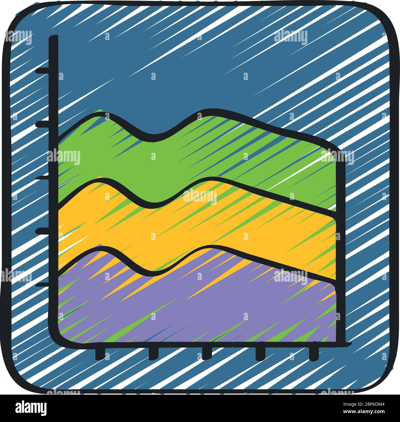 Area chart icon Stock Vector Image & Art - Alamy