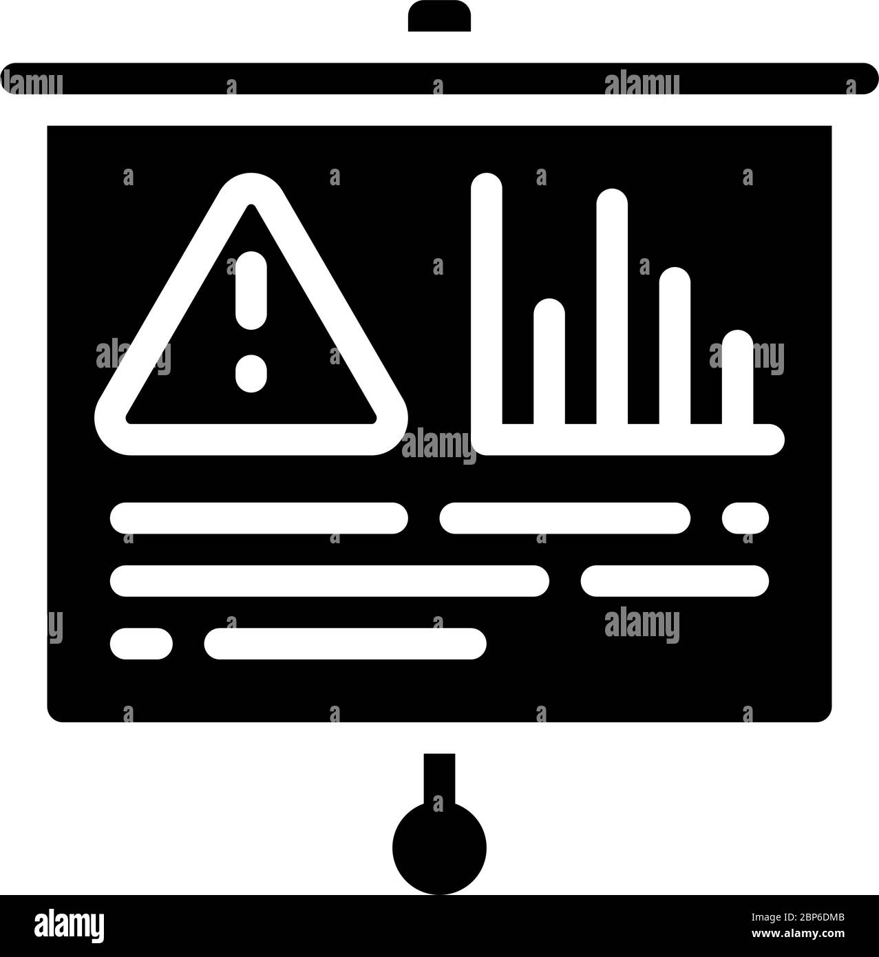 Risk Statistics Presentation icon Stock Vector Image & Art - Alamy