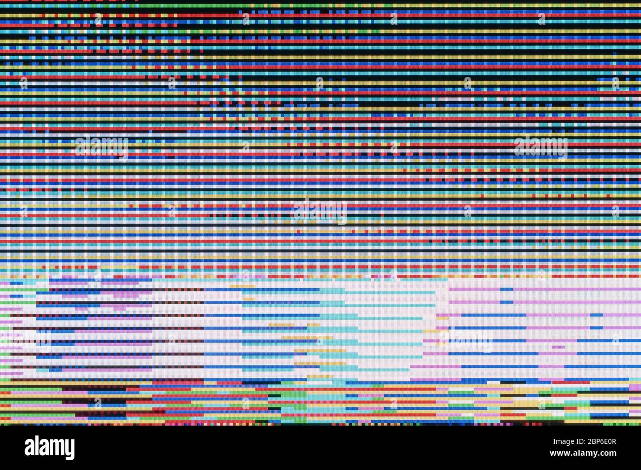 Pixel pattern of a digital glitch Stock Photo - Alamy