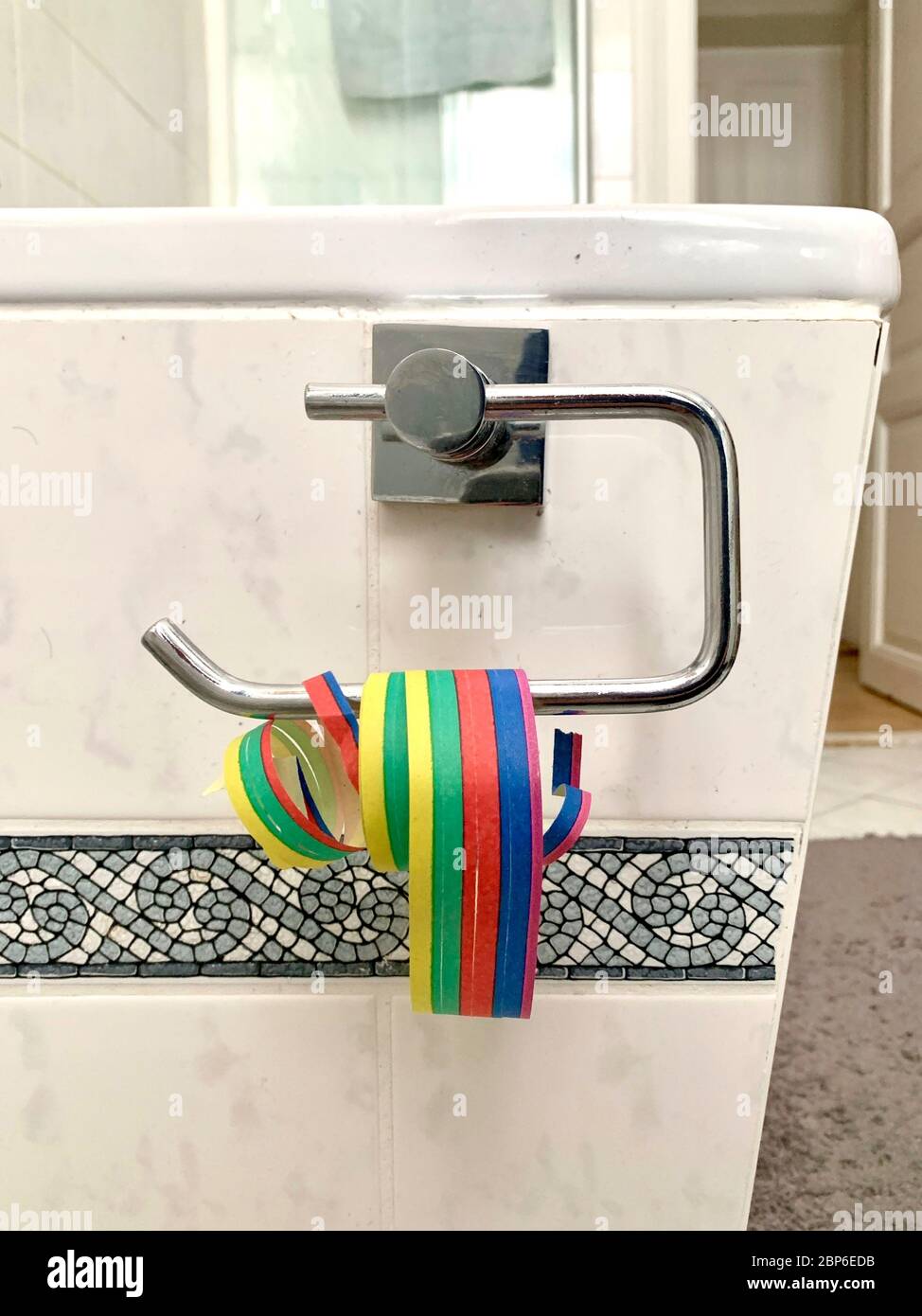 Streamer as toilet paper, hamster purchases, corona Stock Photo - Alamy