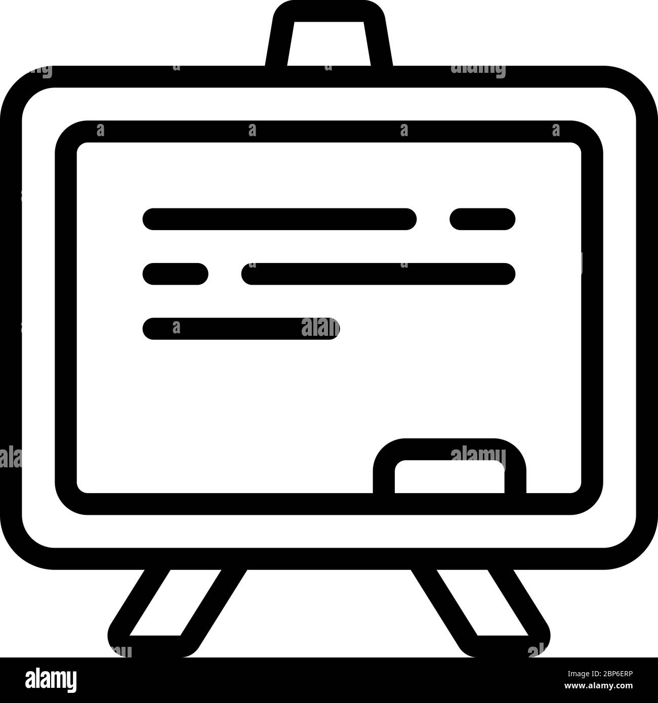 Chalkboard icon hi-res stock photography and images - Alamy