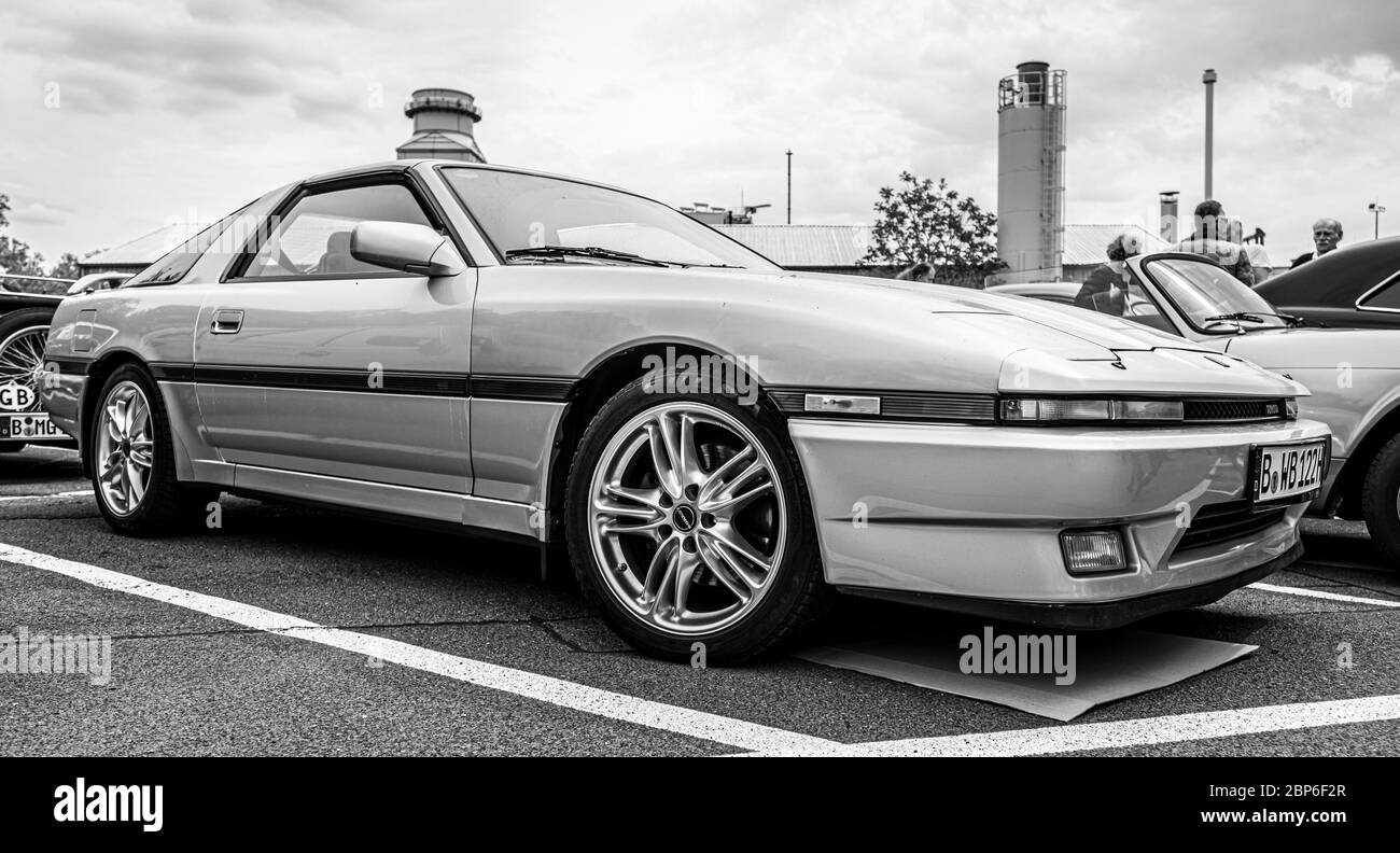 BERLIN - MAY 11, 2019: Sports car Toyota Supra (third generation ...