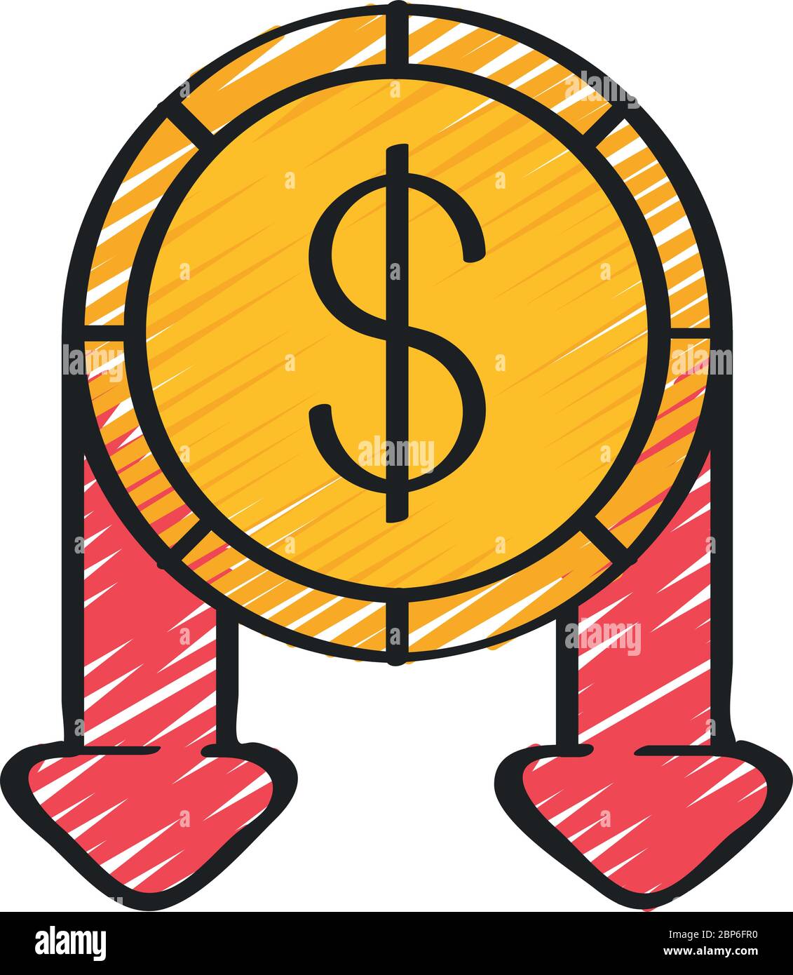 Financial Loss icon Stock Vector Image & Art - Alamy