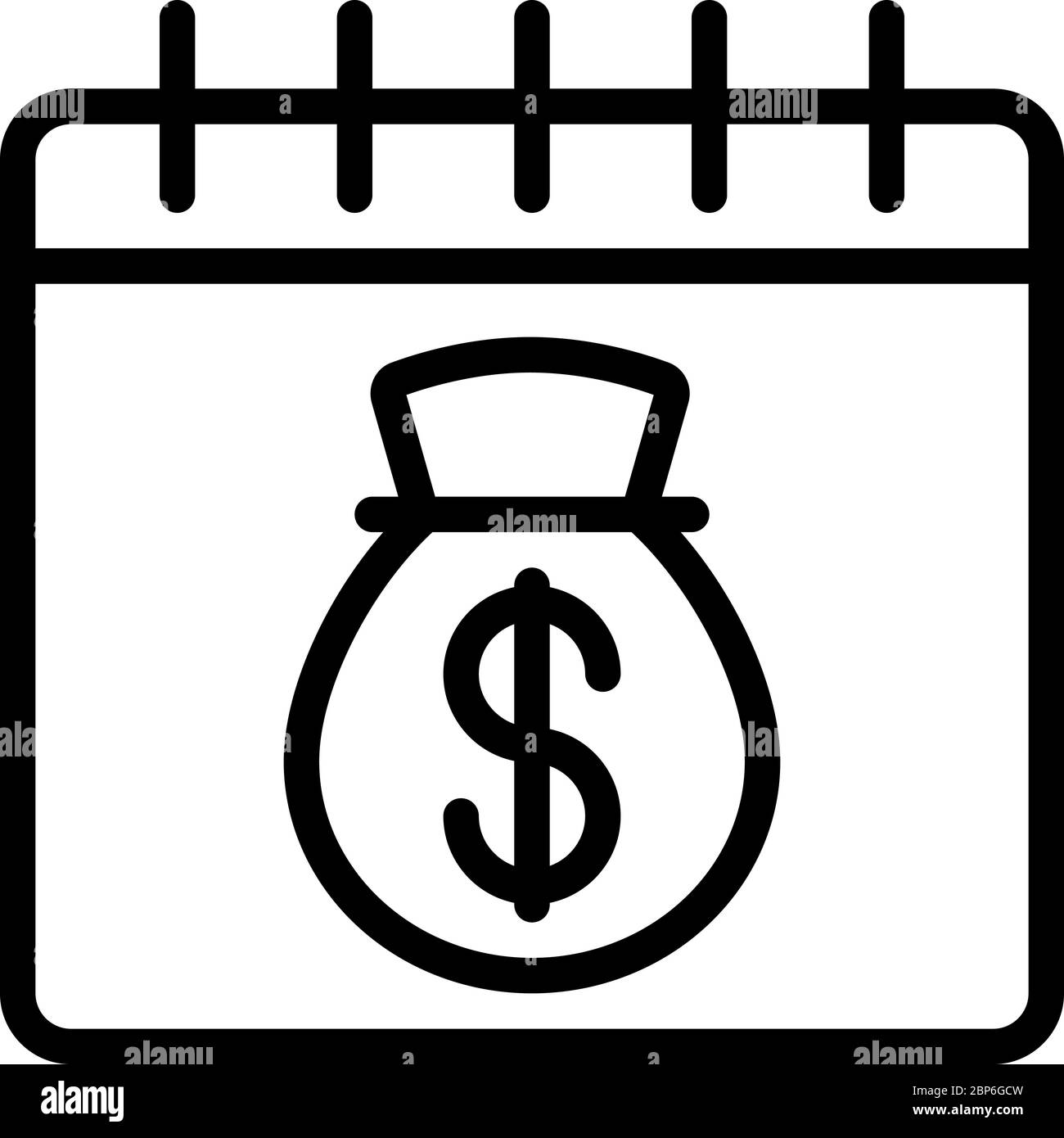 Loan date icon Stock Vector Image & Art - Alamy