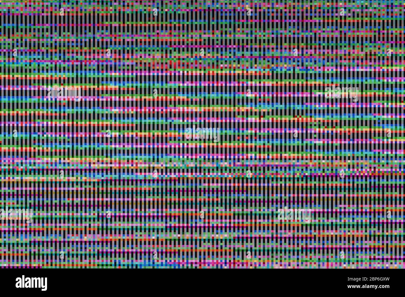 Pixel pattern of a digital glitch Stock Photo - Alamy