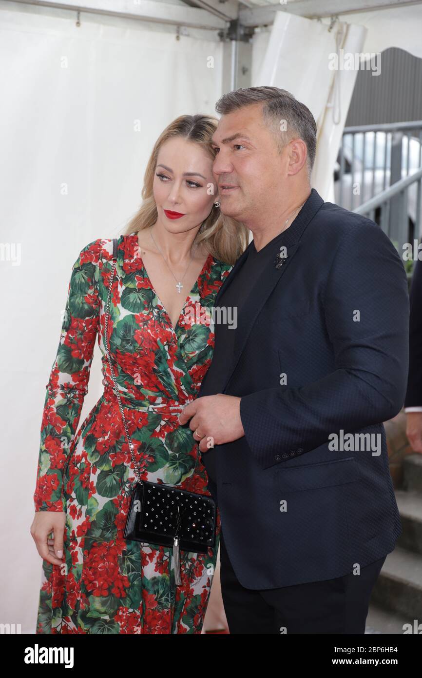 Dariusz Tiger Michalczewski with wife Barbara,comeback event of the ...