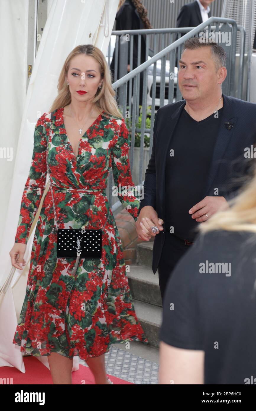 Dariusz Tiger Michalczewski with wife Barbara,comeback event of the ...