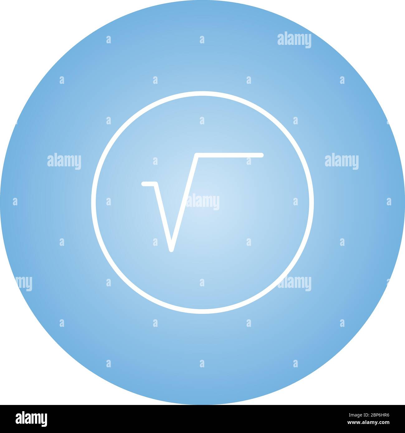 Beautiful Square Root Symbol Line Vector Icon Stock Vector Image & Art ...