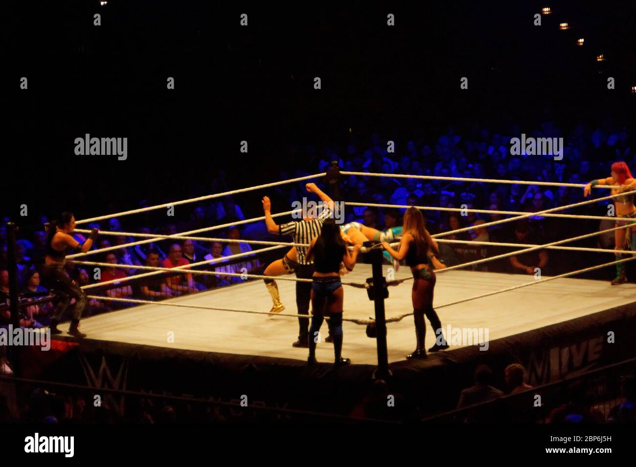The WWE Live Event "SmackDown Live" in Hamburg Stock Photo - Alamy