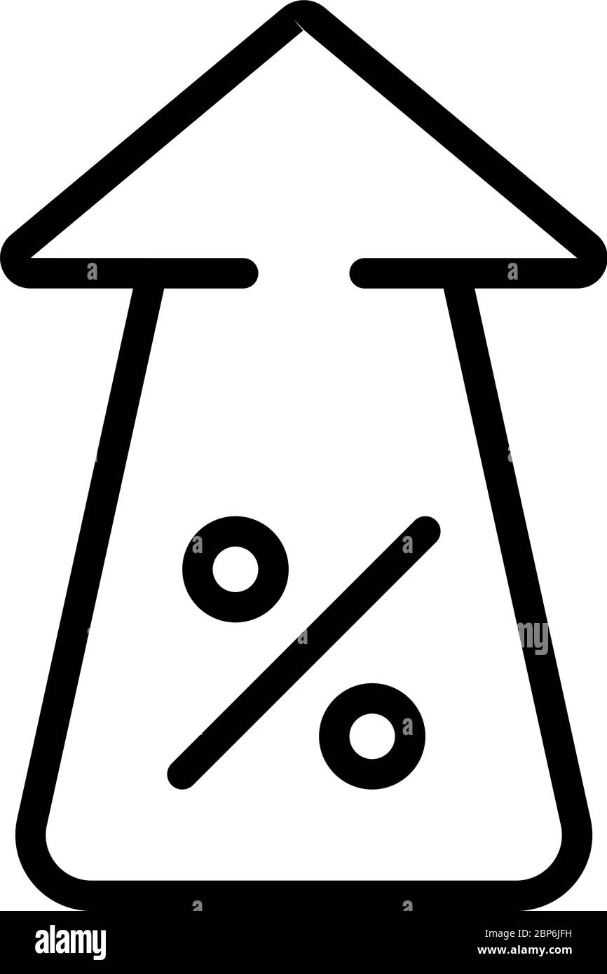 Increased Interest rate icon Stock Vector Image & Art - Alamy