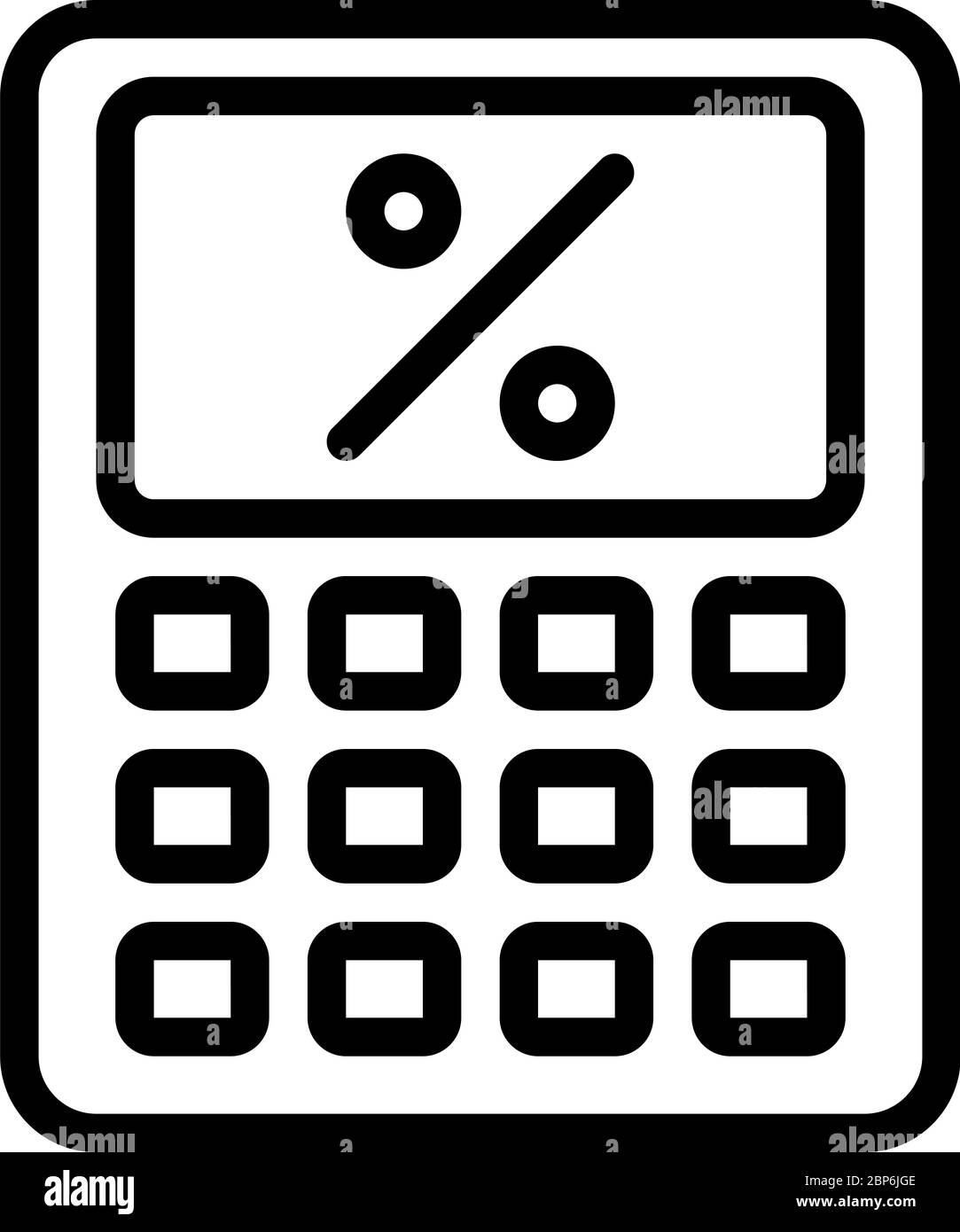 Calculate Interest Rate icon Stock Vector Image & Art - Alamy