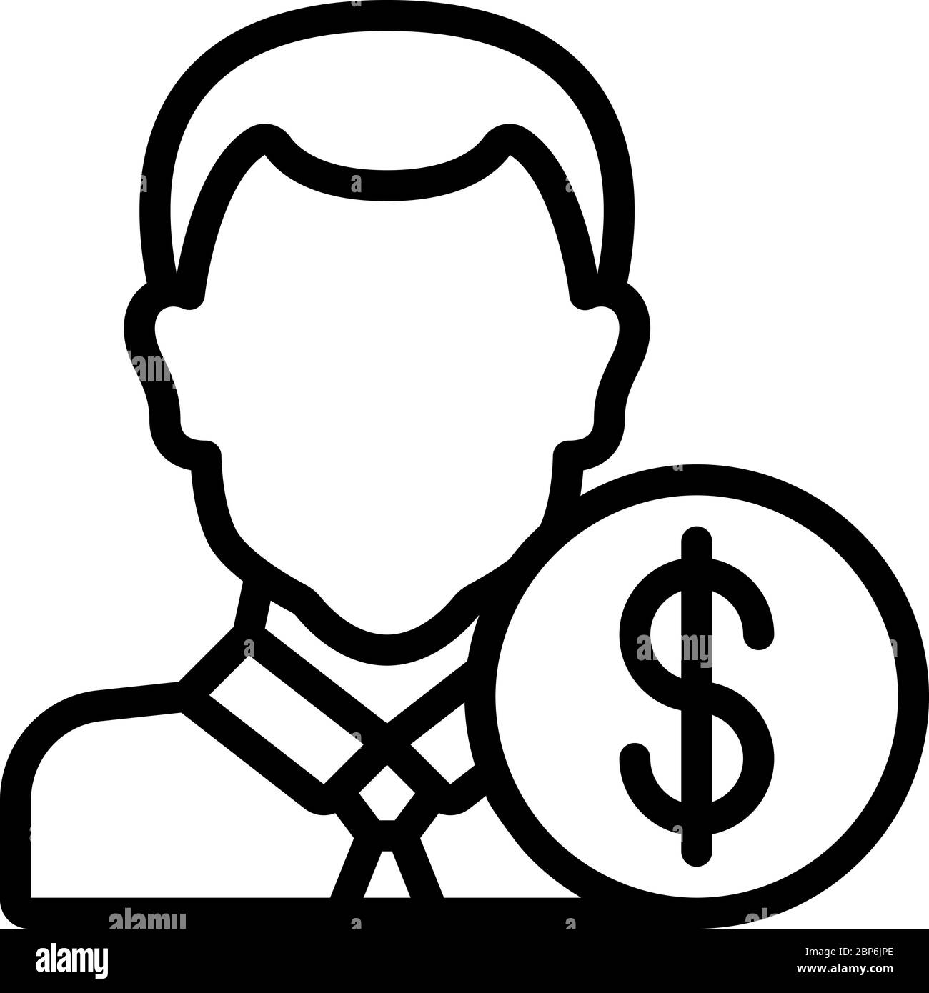 Financial Advisor avatar icon Stock Vector Image & Art - Alamy