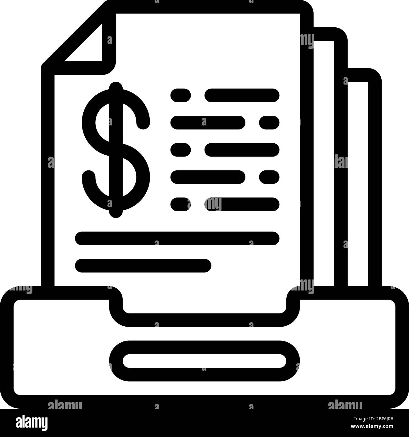 Financial Document icon Stock Vector Image & Art - Alamy