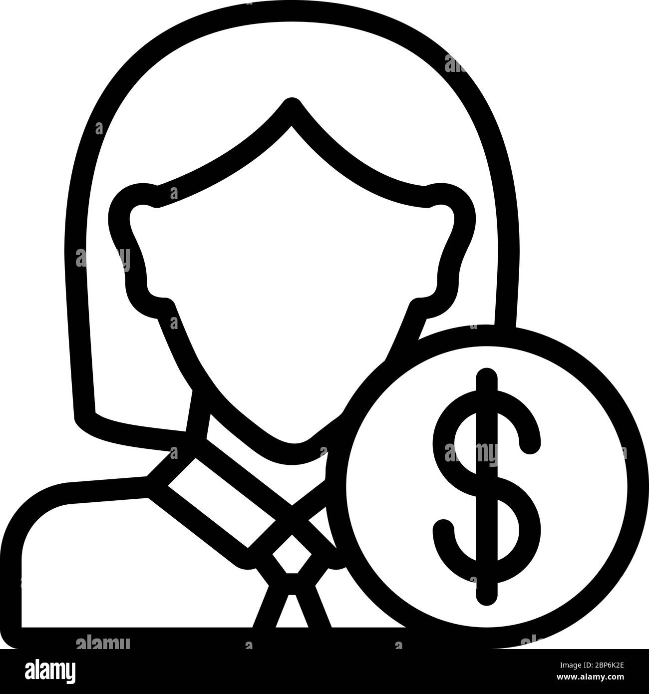 Financial Advisor icon Stock Vector Image & Art - Alamy