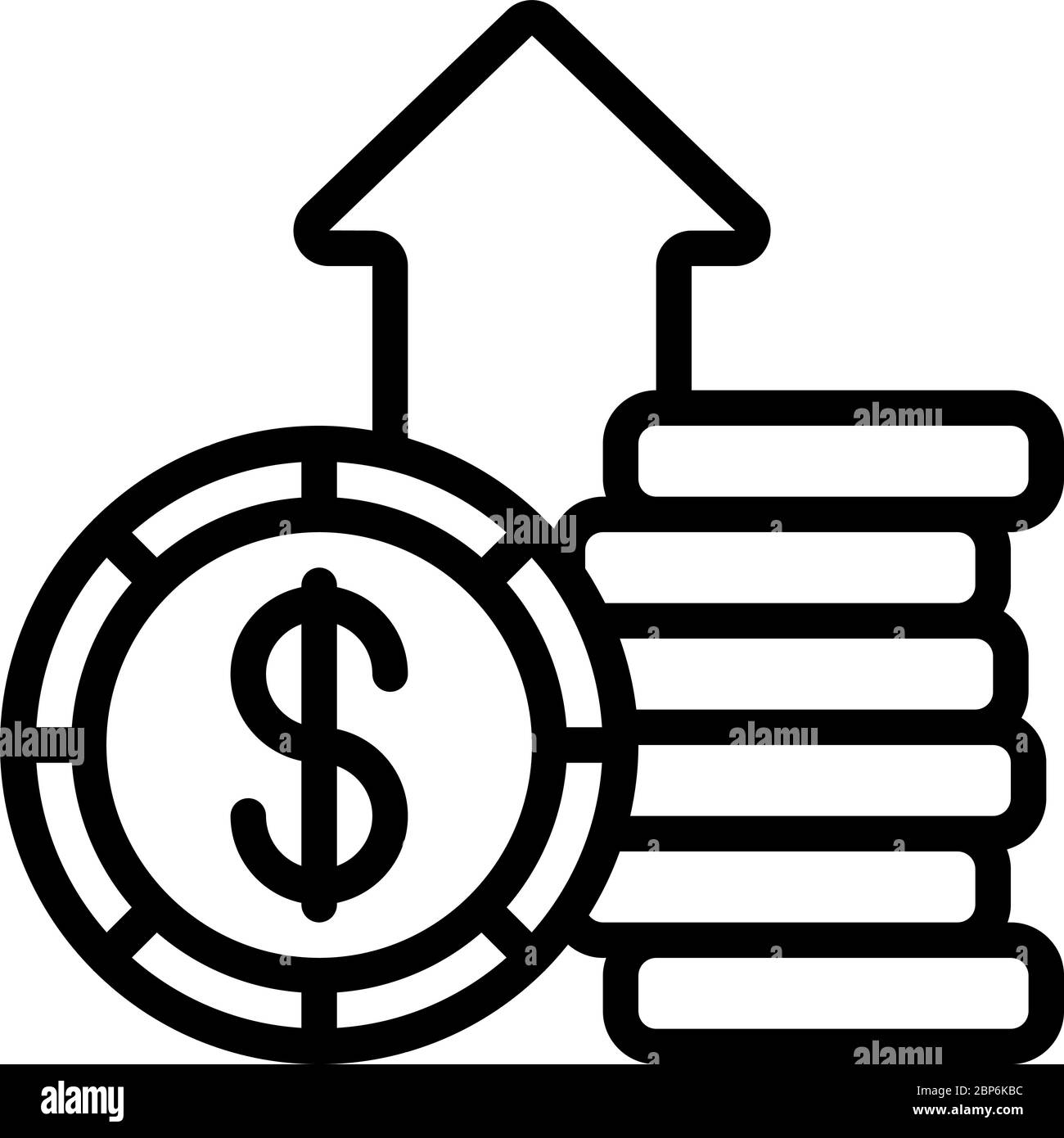 Financial gain icon Stock Vector Image & Art - Alamy
