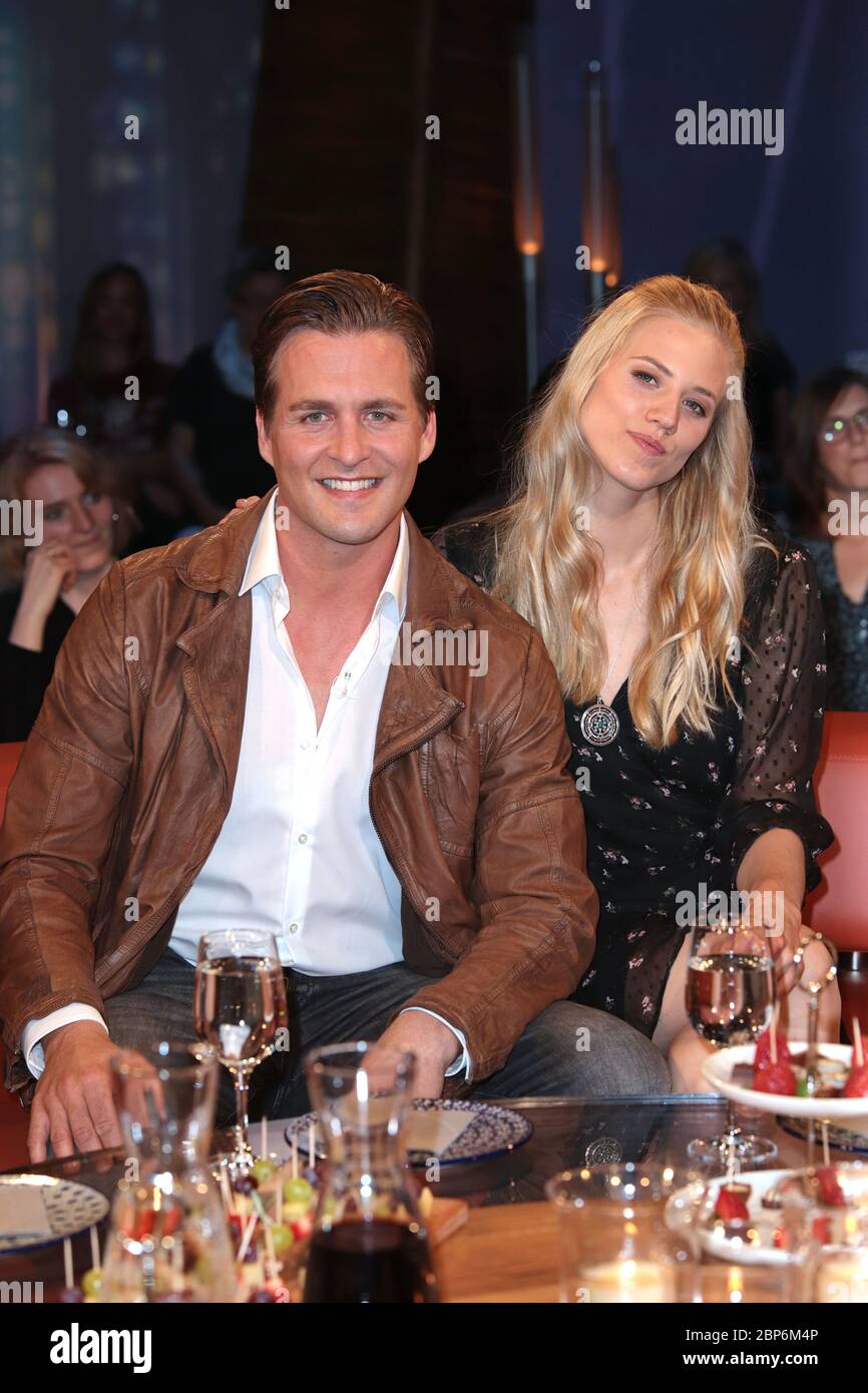 Larissa Marolt and Alexander Klaws,NDR talk show from Studio Lokstedt ...