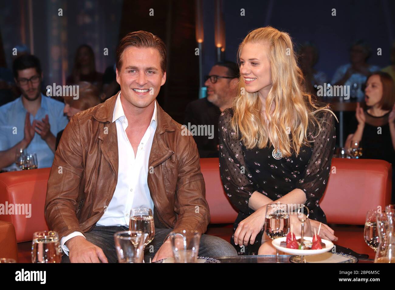Larissa Marolt and Alexander Klaws,NDR talk show from Studio Lokstedt ...