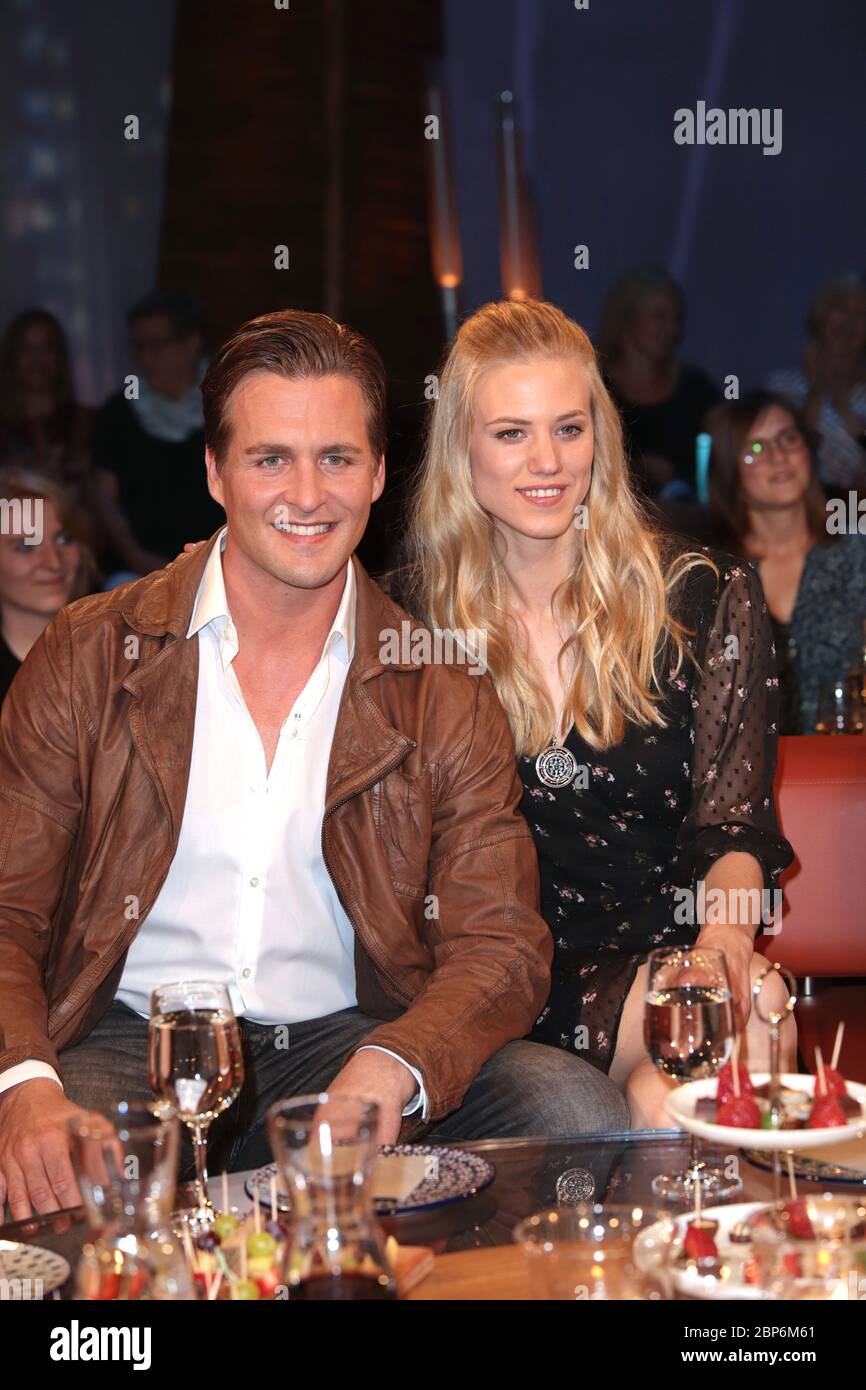 Larissa Marolt and Alexander Klaws,NDR talk show from Studio Lokstedt ...