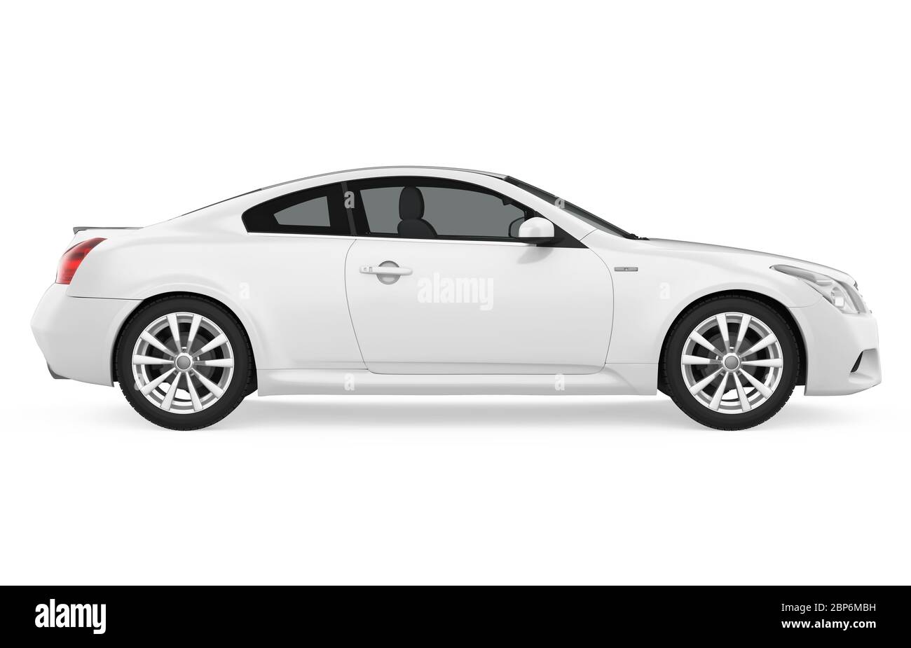 Sedan Car Isolated Stock Photo - Alamy