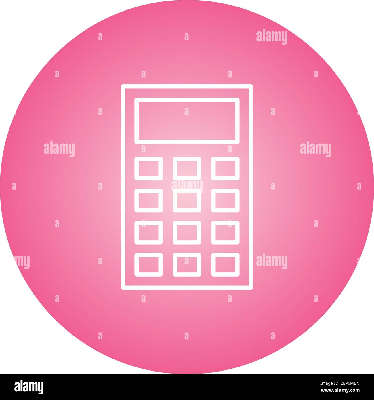 Beautiful Calculator Line Vector Icon Stock Vector Image & Art - Alamy
