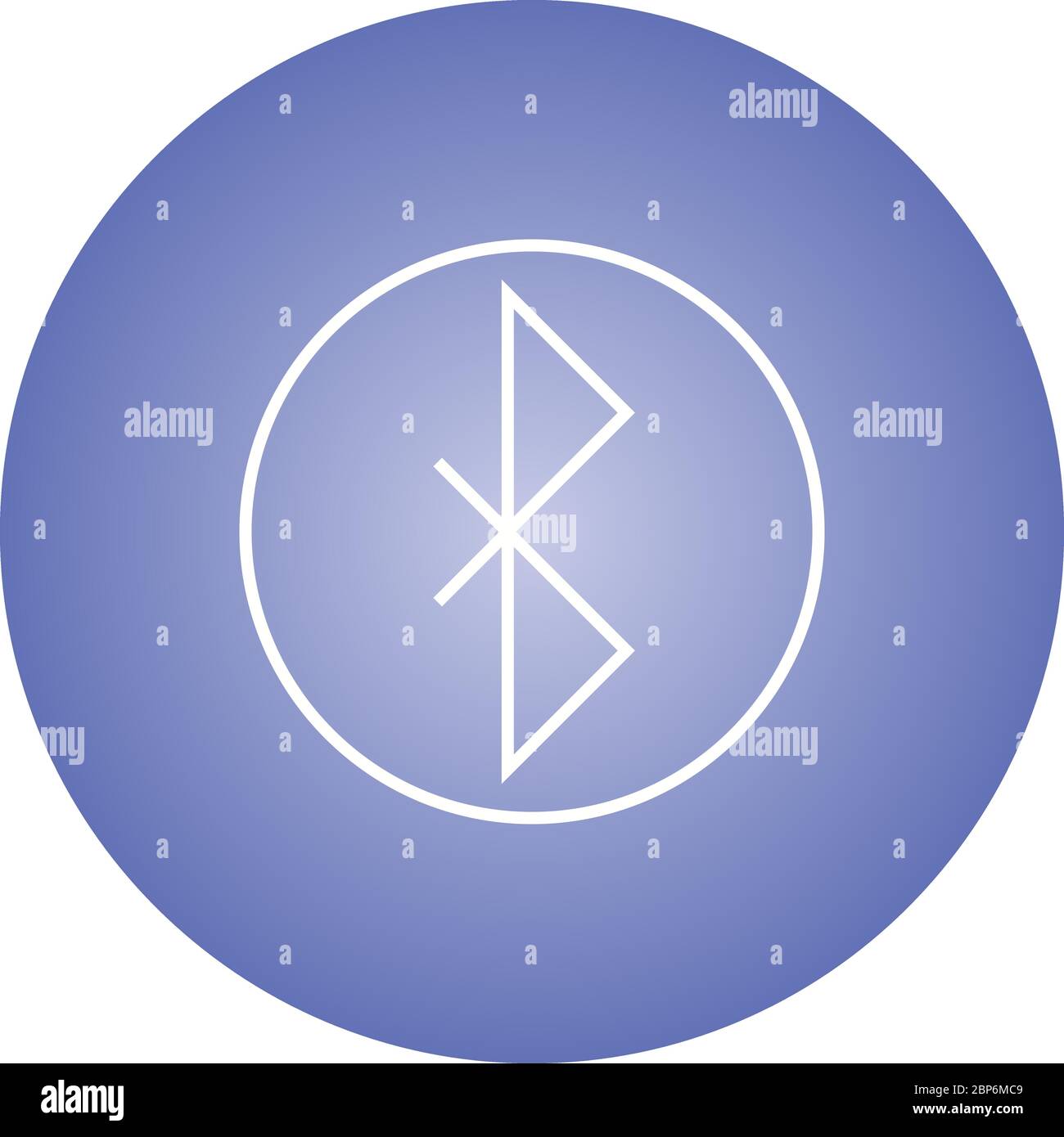 Beautiful Bluetooth Line Vector Icon Stock Vector Image & Art - Alamy