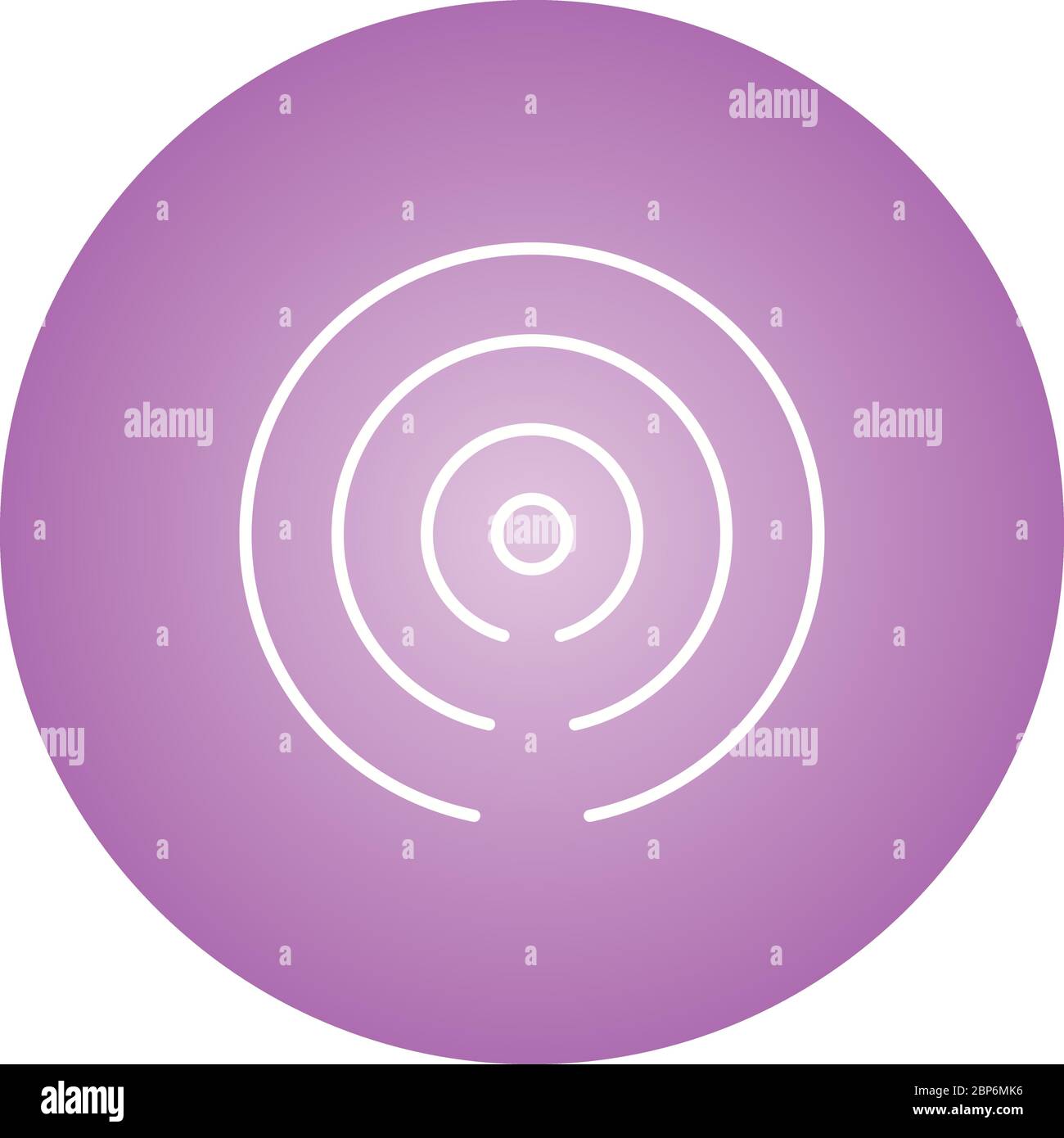 Beautiful Hotspot Signal Line Vector Icon Stock Vector Image & Art - Alamy