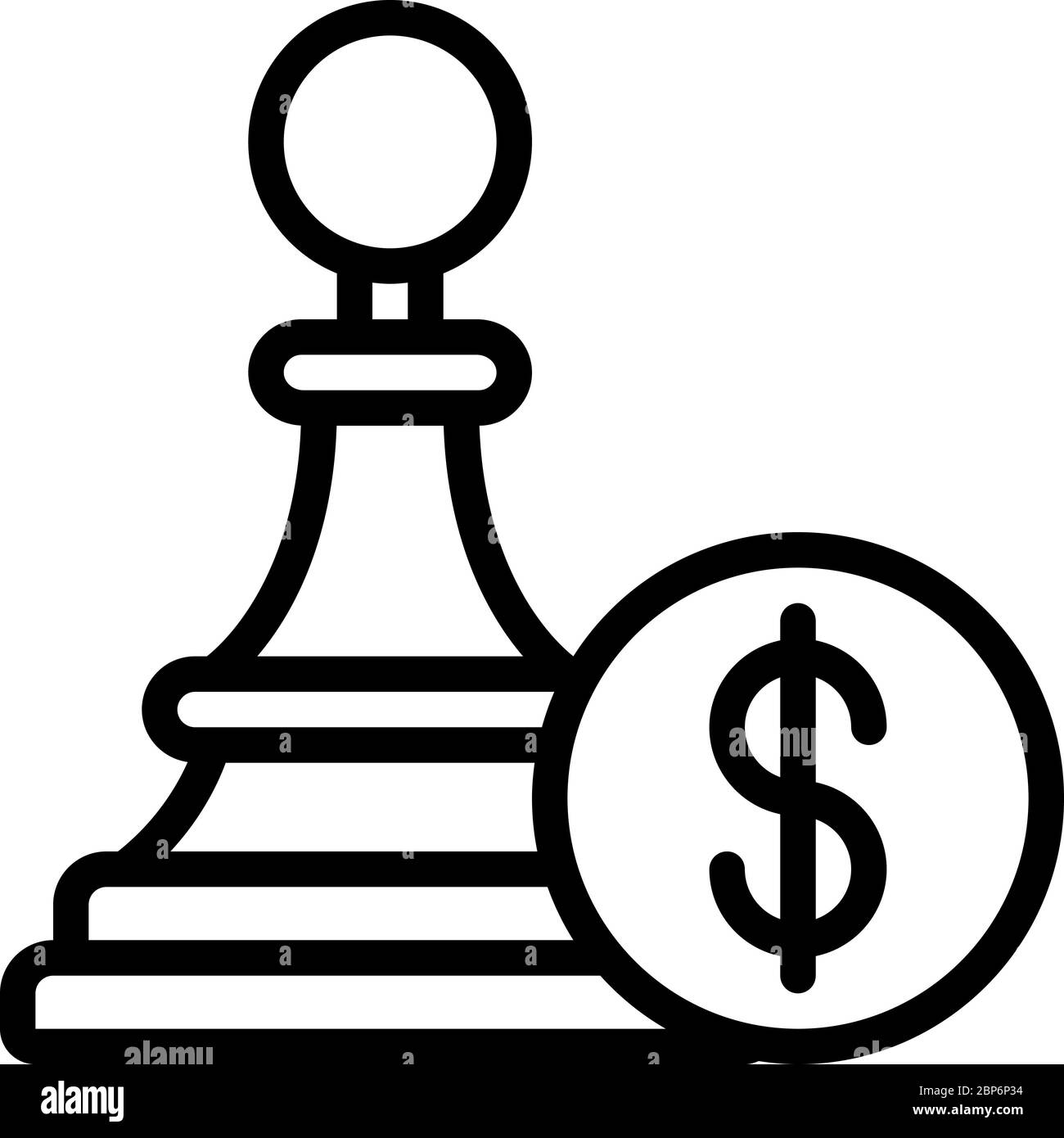 Financial Strategy icon Stock Vector Image & Art - Alamy