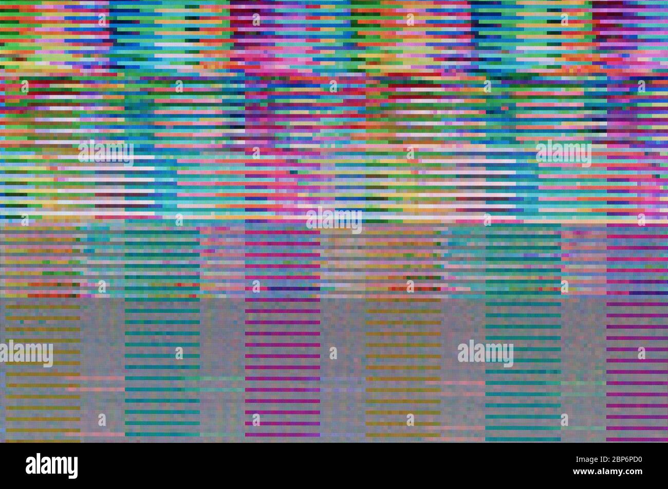 Color glitch texture hi-res stock photography and images - Alamy