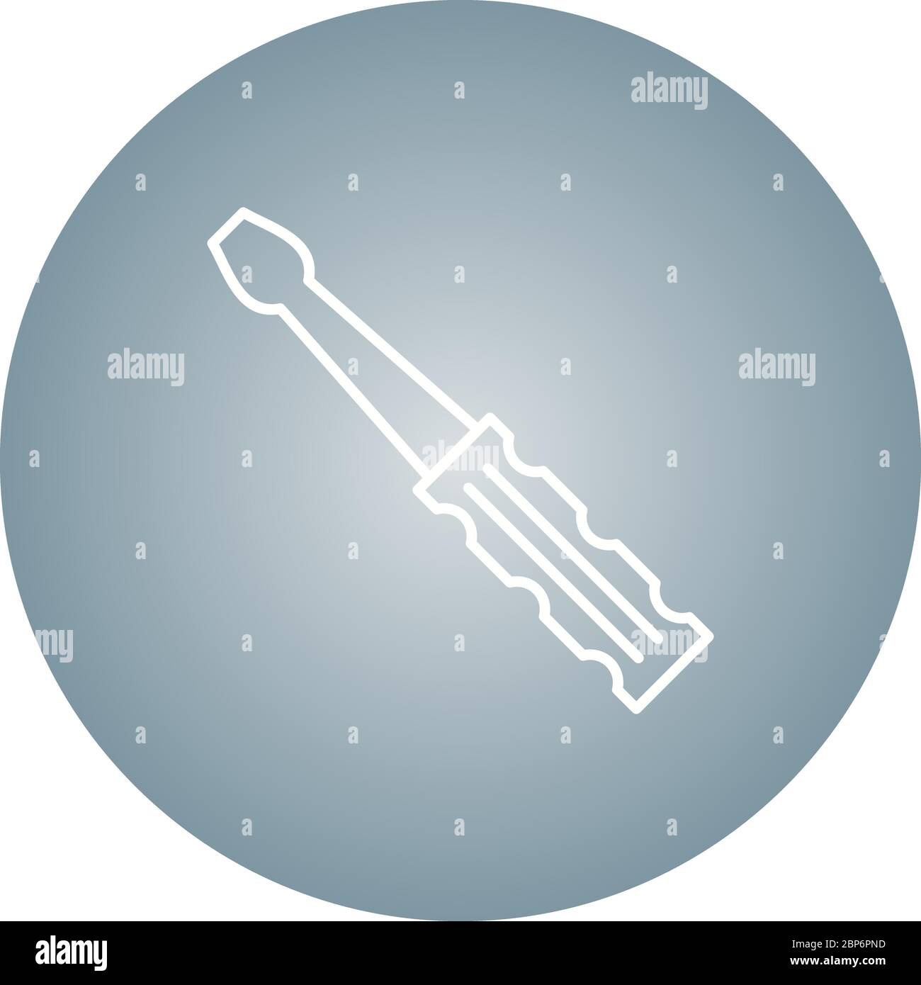 Beautiful Screwdriver Line Vector Icon Stock Vector Image & Art - Alamy