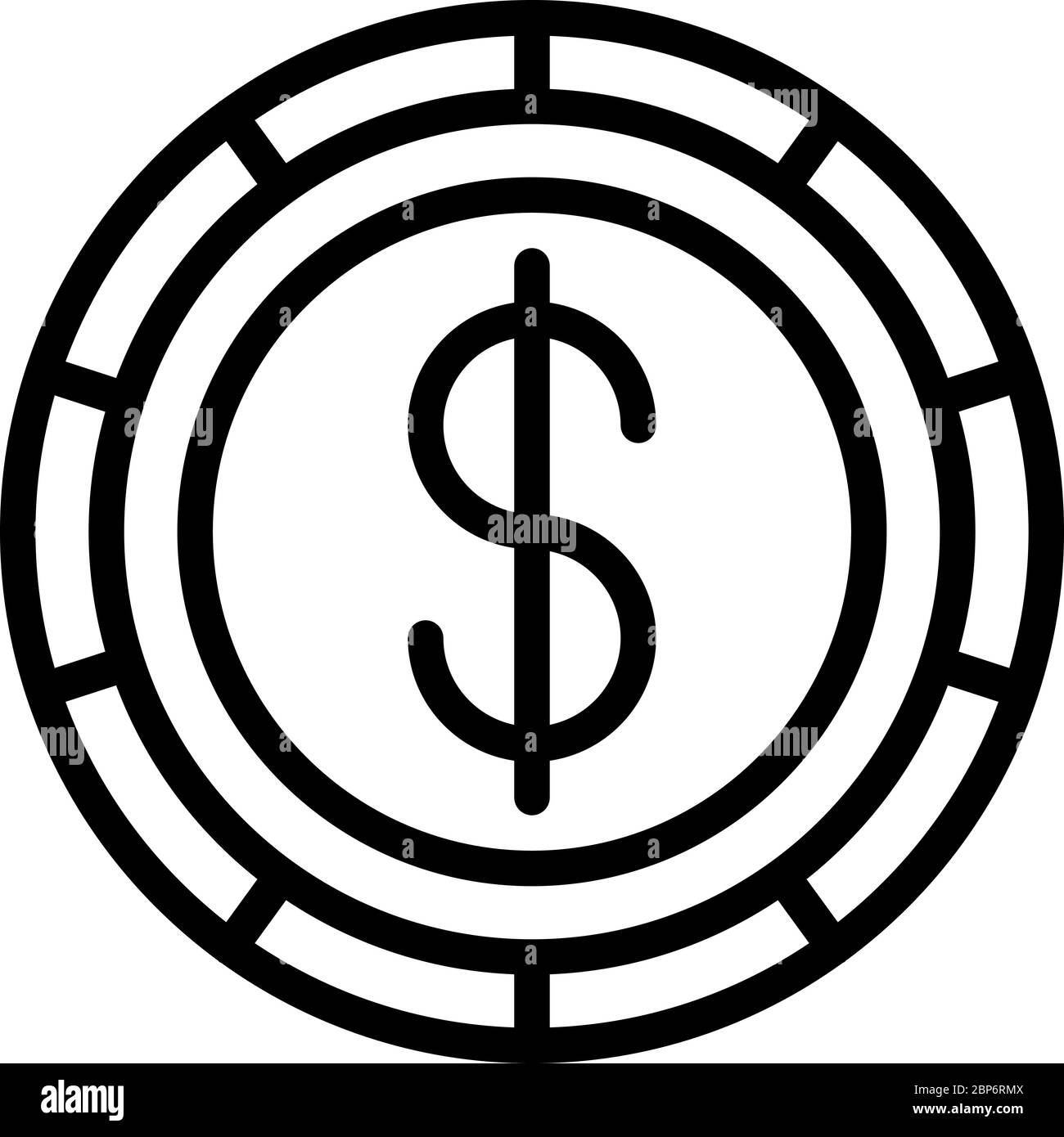 American currency coin icon Stock Vector Image & Art - Alamy