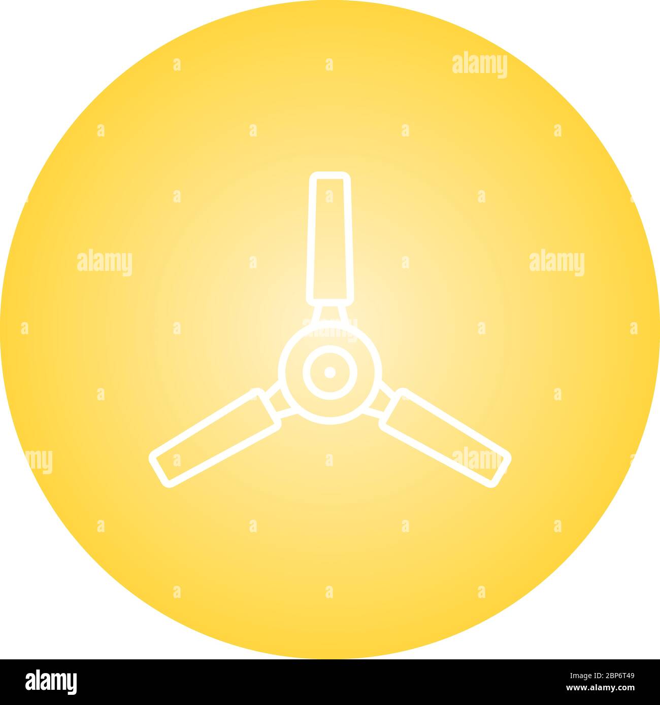 Beautiful Fan Line Vector Icon Stock Vector Image & Art - Alamy
