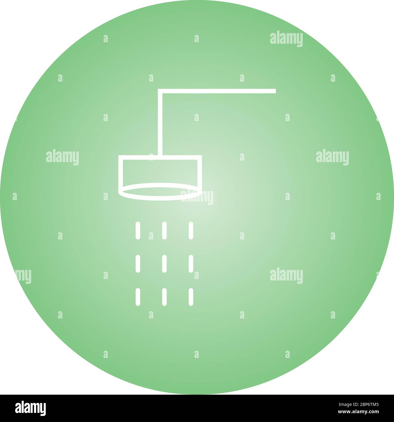 Beautiful Shower Line Vector Icon Stock Vector Image & Art - Alamy