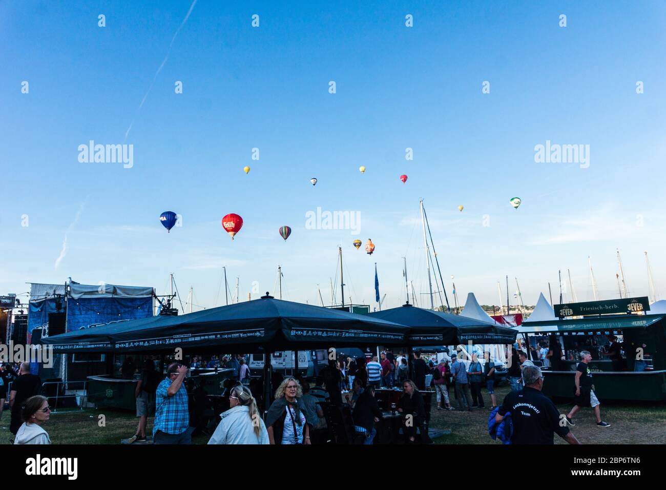 Ballon Sail at the 125th Kieler Woche 2019, Kiel, Germany Stock Photo ...