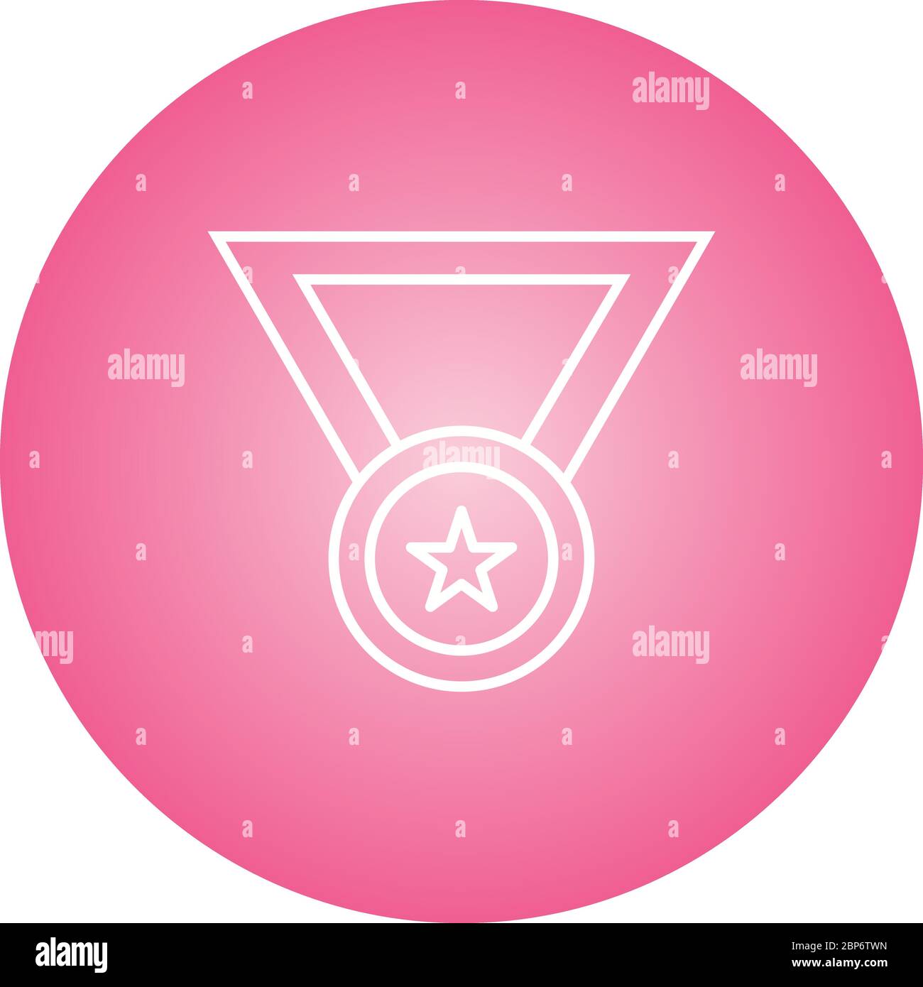 Beautiful Medal Line Vector Icon Stock Vector Image & Art - Alamy