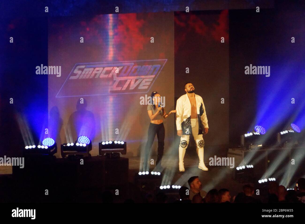 The WWE Live Event "SmackDown Live" in Hamburg Stock Photo - Alamy