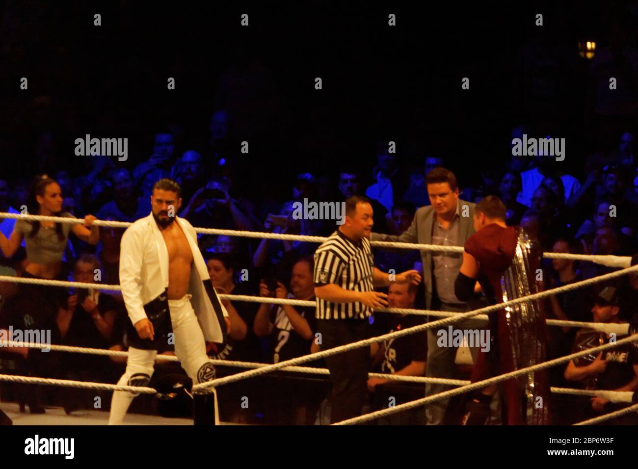 The WWE Live Event "SmackDown Live" in Hamburg Stock Photo - Alamy