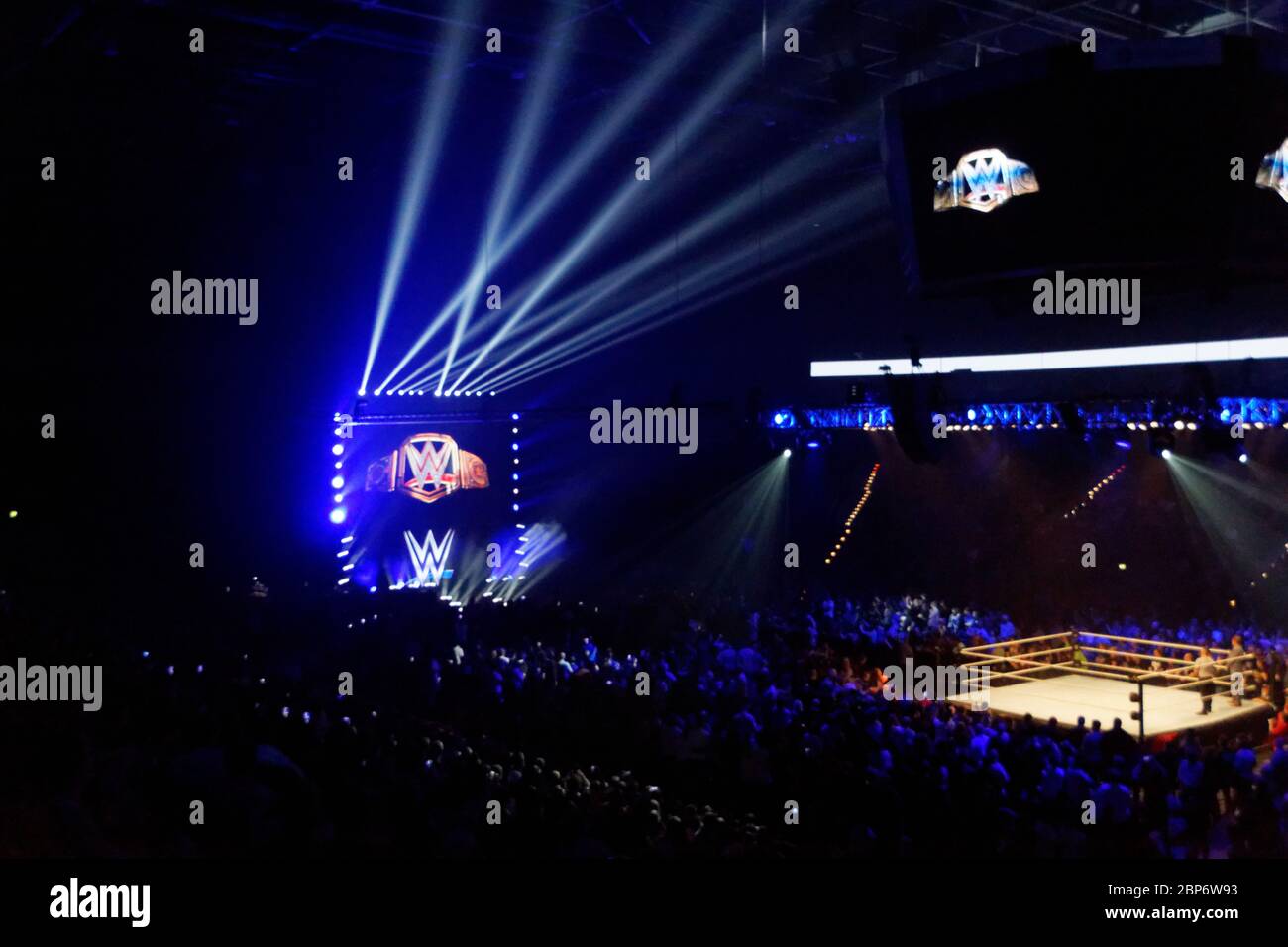 The WWE Live Event "SmackDown Live" in Hamburg Stock Photo - Alamy