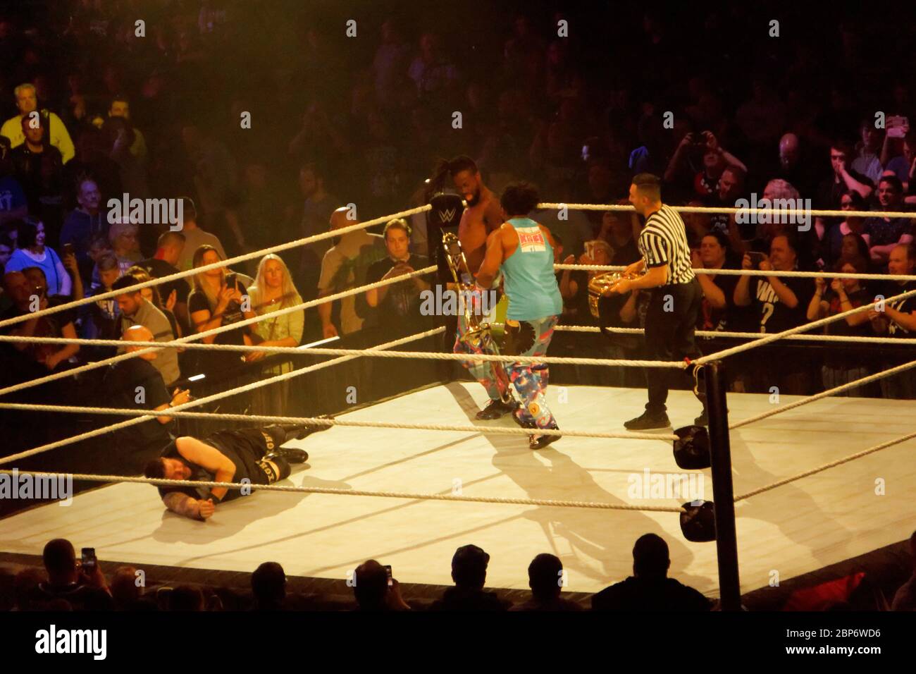 The WWE Live Event "SmackDown Live" in Hamburg Stock Photo - Alamy