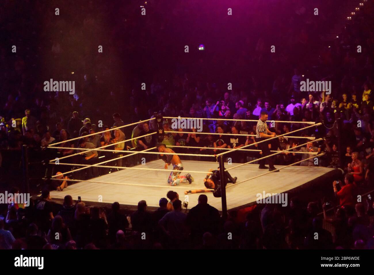 The WWE Live Event "SmackDown Live" in Hamburg Stock Photo - Alamy