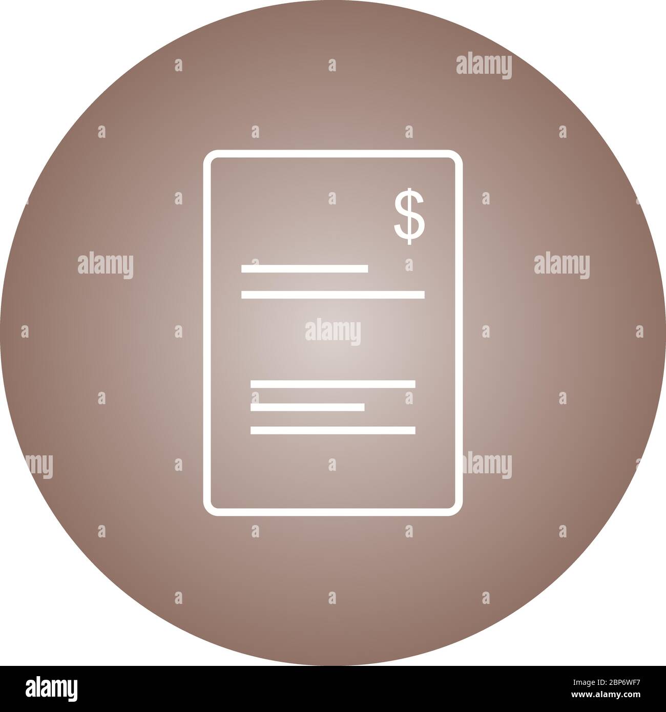 Beautiful Billing Line Vector Icon Stock Vector Image & Art - Alamy