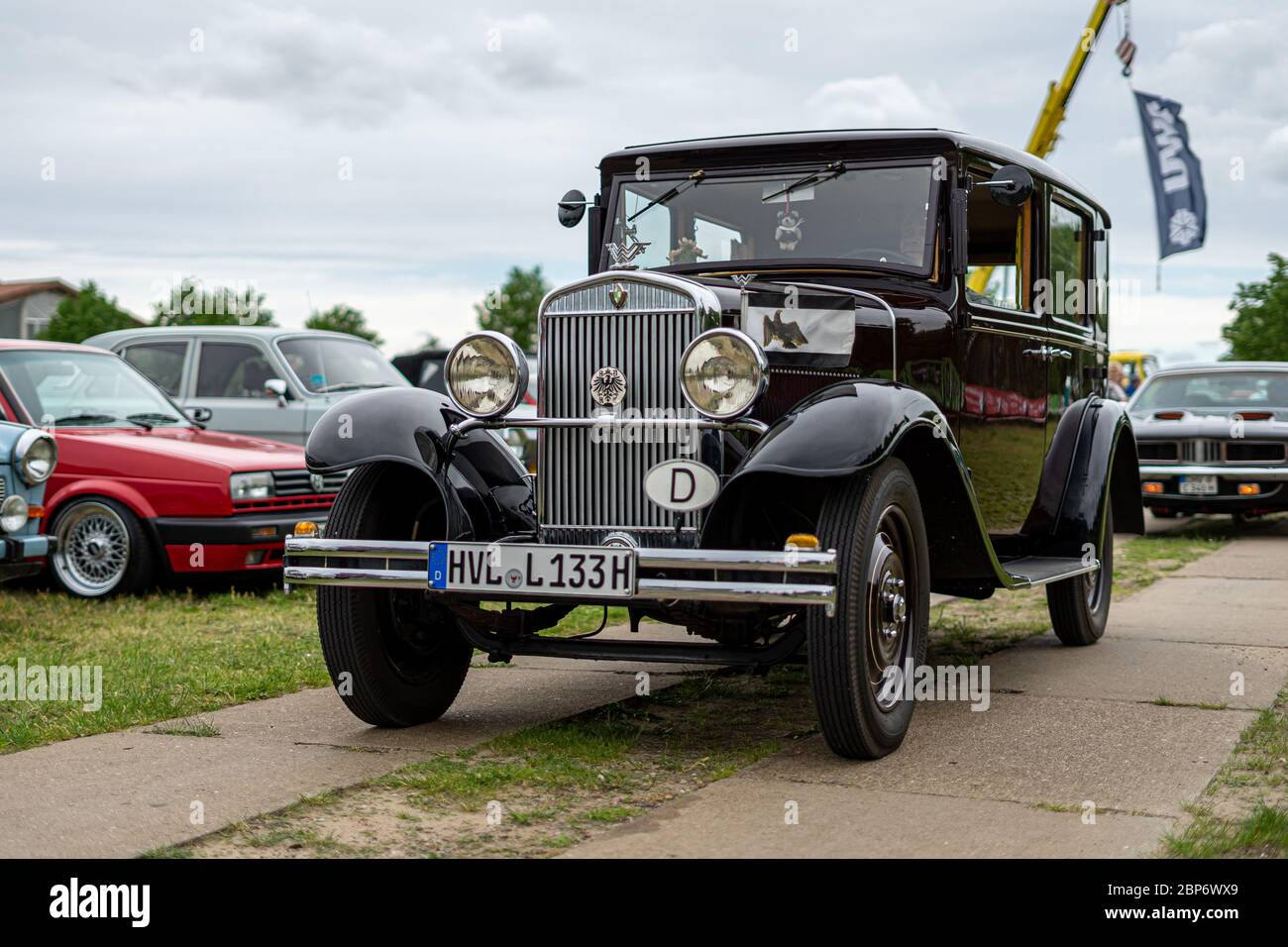 PAAREN IM GLIEN, GERMANY - JUNE 08, 2019: Retro car Wanderer W10, 1930 ...