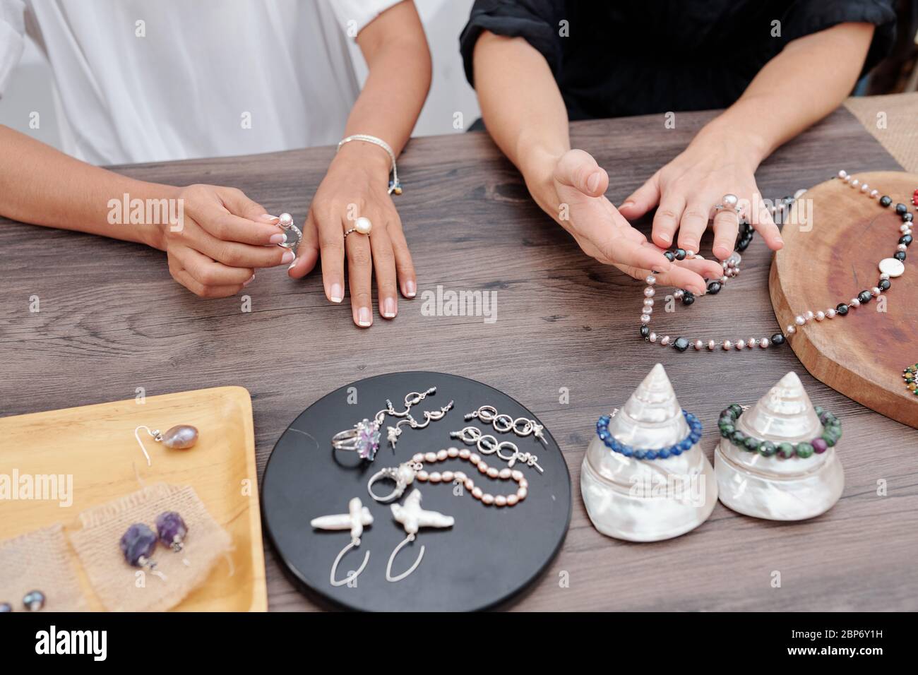 Beautiful handmade jewelry hi-res stock photography and images - Alamy