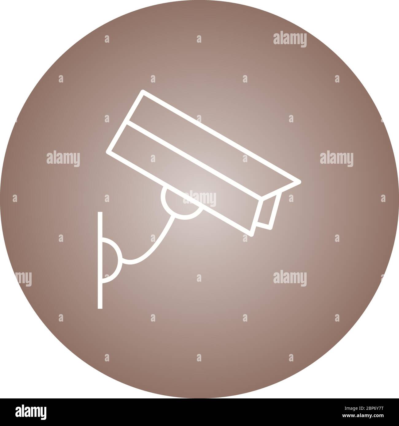 Beautiful Cctv Camera Line Vector Icon Stock Vector Image & Art - Alamy