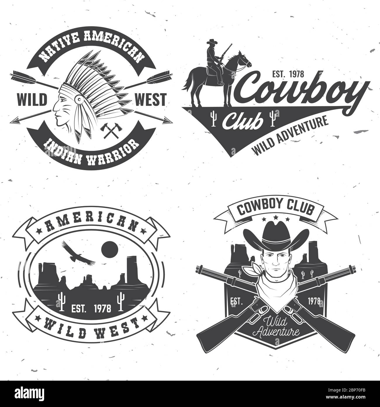 Western Cowboy Logos