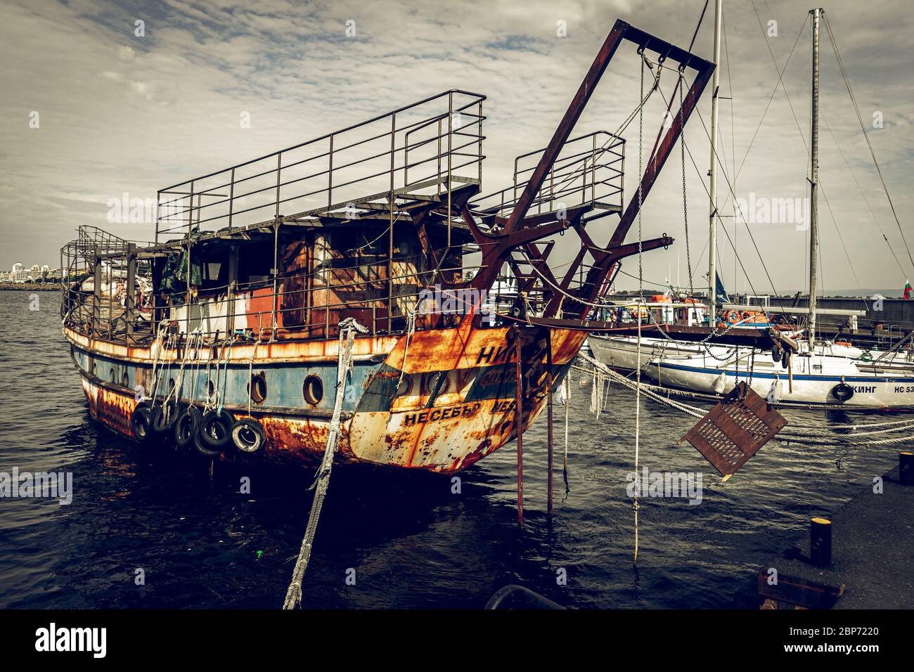 Old Ship Wallpaper Abandoned